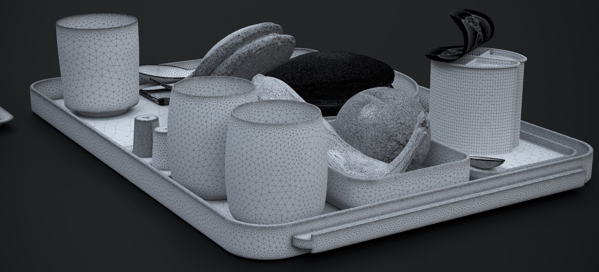 3D PREMIUM ECONOMY INTERCONTINENTAL BREAKFAST 2024 - TurboSquid 2213810