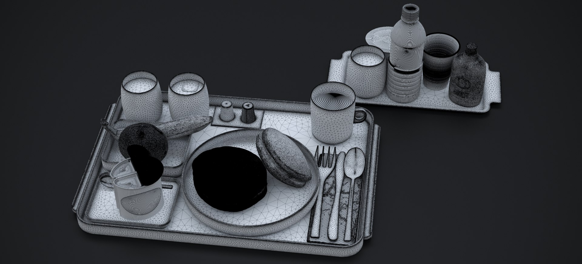 3D PREMIUM ECONOMY INTERCONTINENTAL BREAKFAST 2024 - TurboSquid 2213810