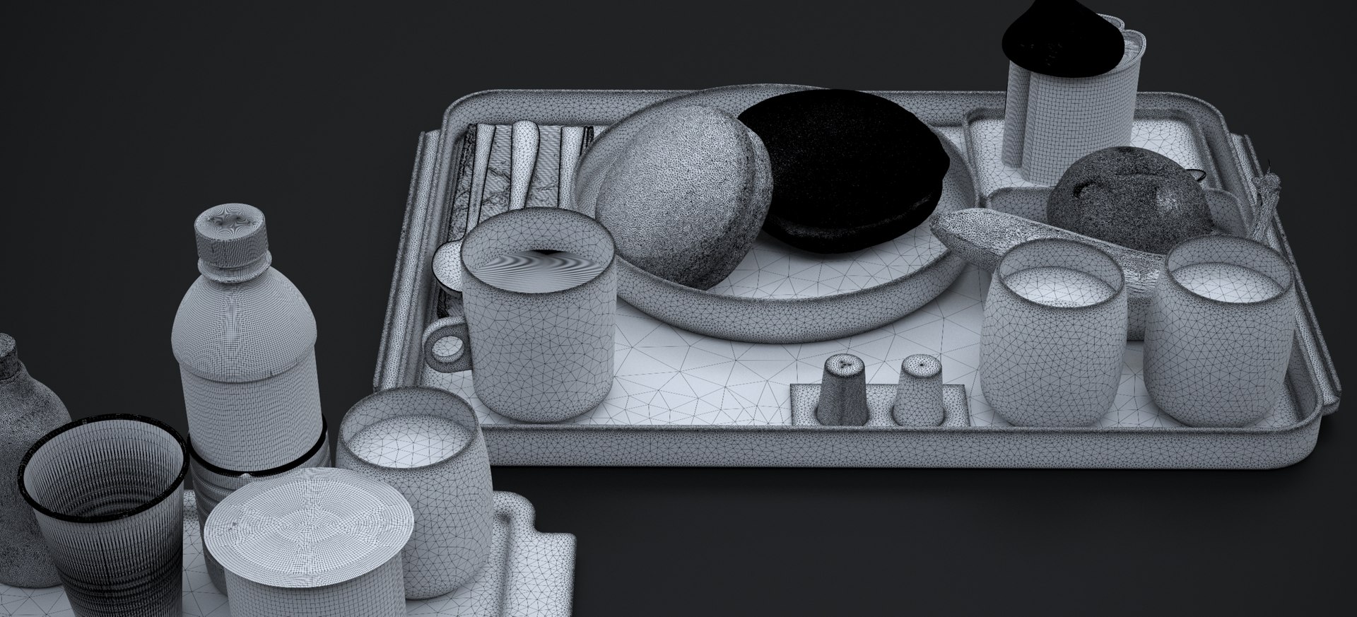 3D PREMIUM ECONOMY INTERCONTINENTAL BREAKFAST 2024 - TurboSquid 2213810