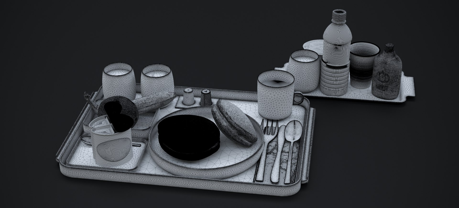 3D PREMIUM ECONOMY INTERCONTINENTAL BREAKFAST 2024 - TurboSquid 2213810