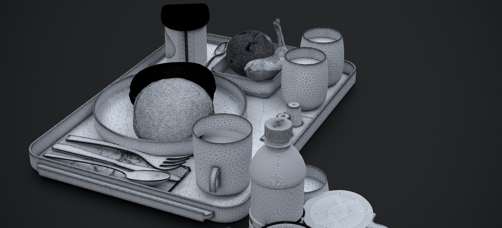 3D PREMIUM ECONOMY INTERCONTINENTAL BREAKFAST 2024 - TurboSquid 2213810