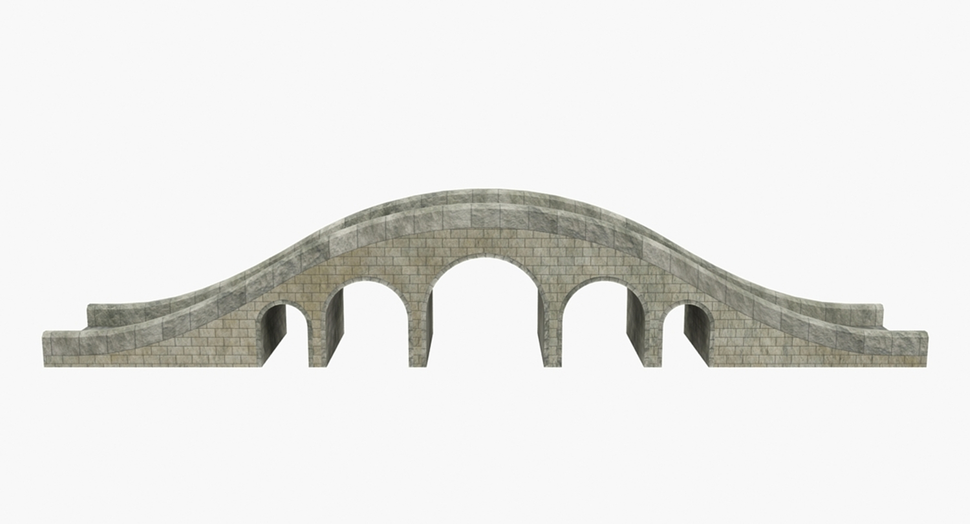 3d Model Of Stone Bridge