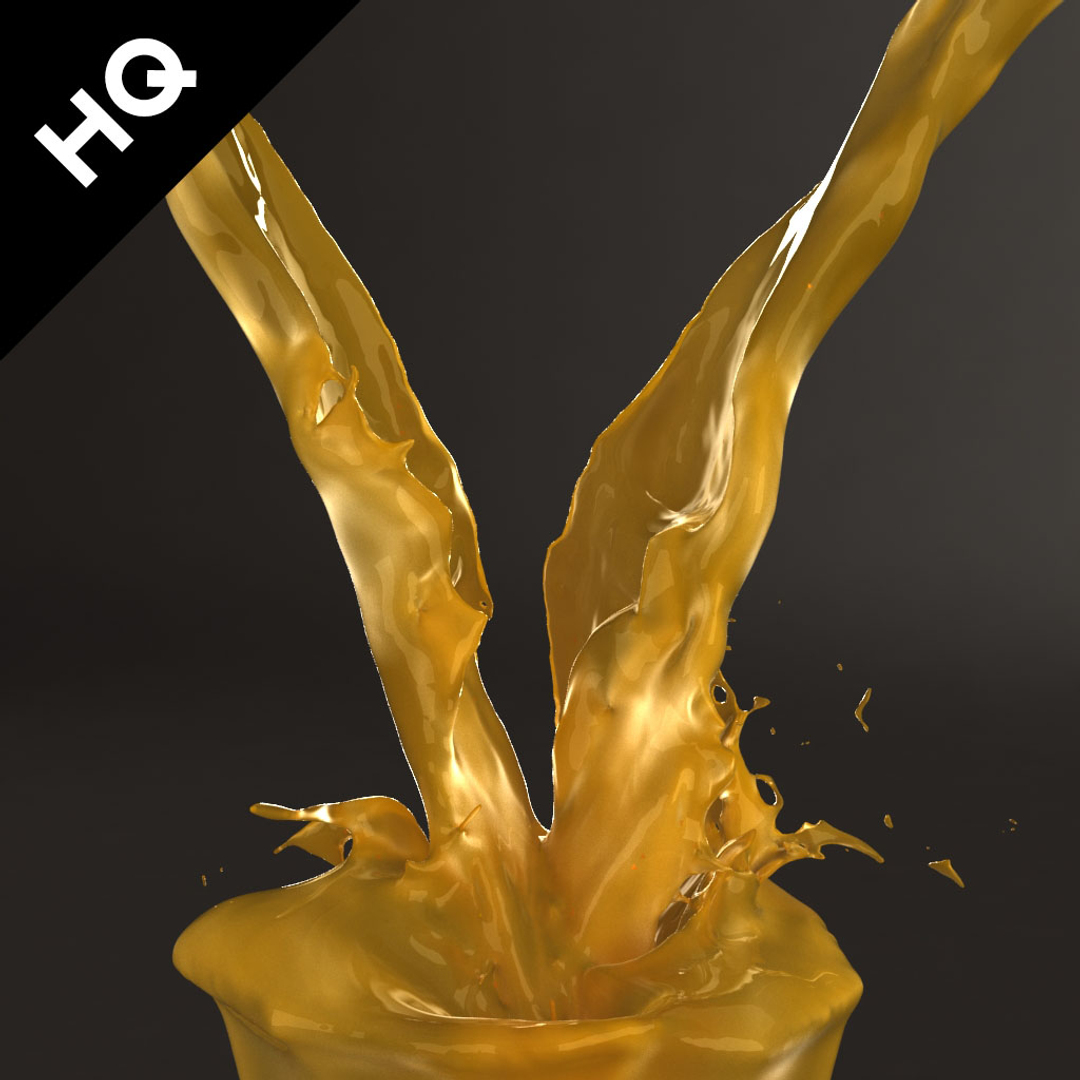 splash realflow flow 3d model