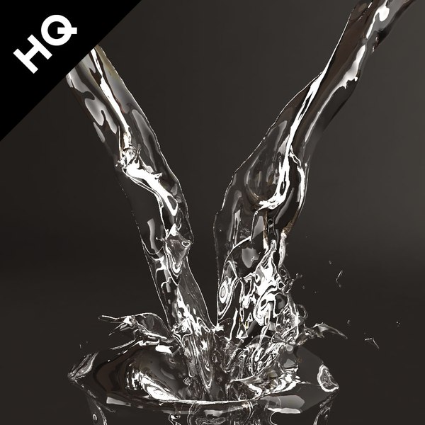 splash realflow flow 3d model