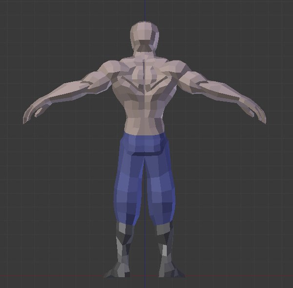 free base mesh character rigging 3d model