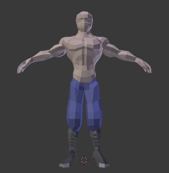 free base mesh character rigging 3d model