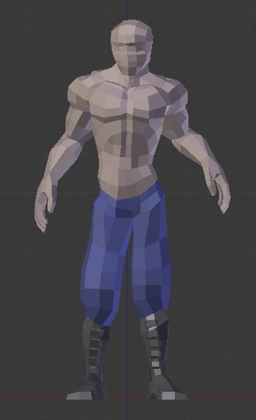 free base mesh character rigging 3d model