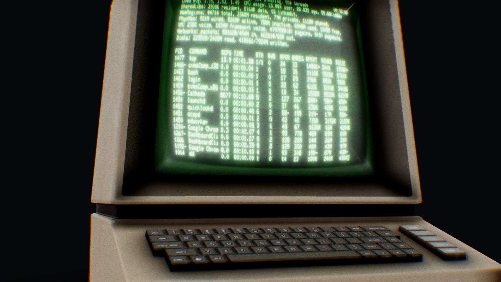 3D Model Retro Computer - TurboSquid 1917244