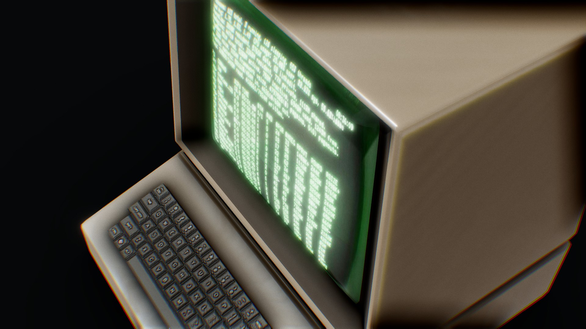3D Model Retro Computer - TurboSquid 1917244