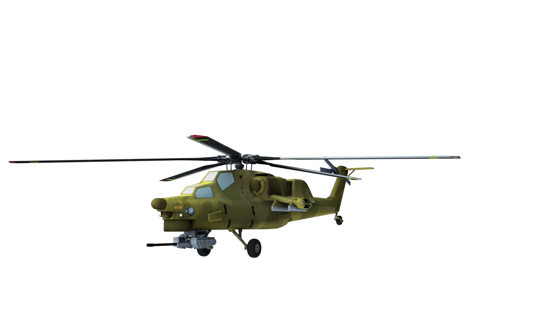 3d Mi 28 Helicopter