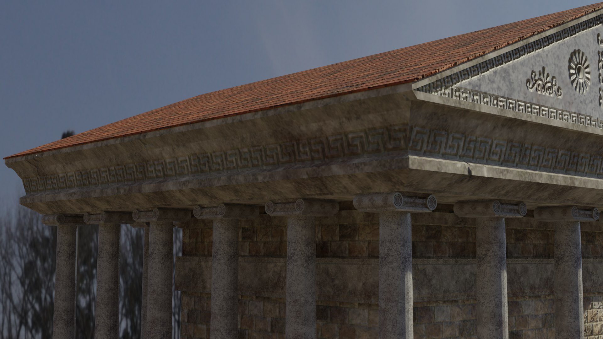 3D Roman Imperial Caesareum Temple Of Worship Model - TurboSquid 1805671