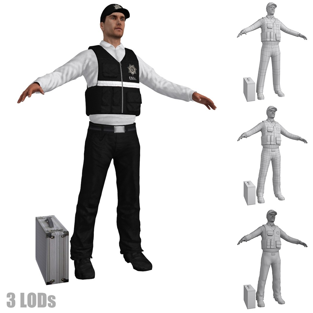 csi agent 3d max