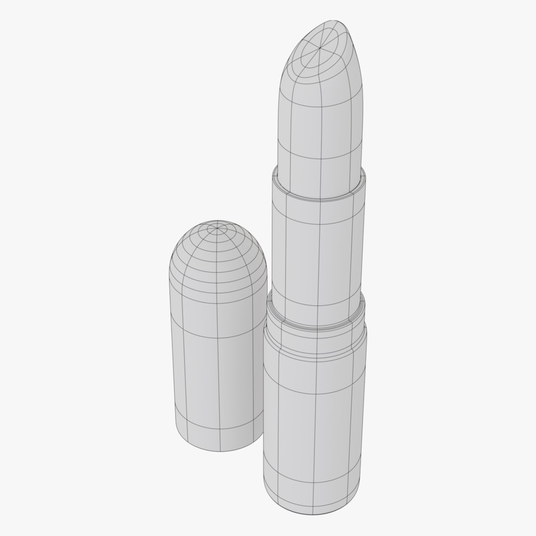 Lipstick Lips 3d Model