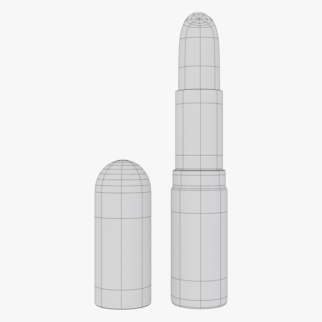 Lipstick Lips 3d Model