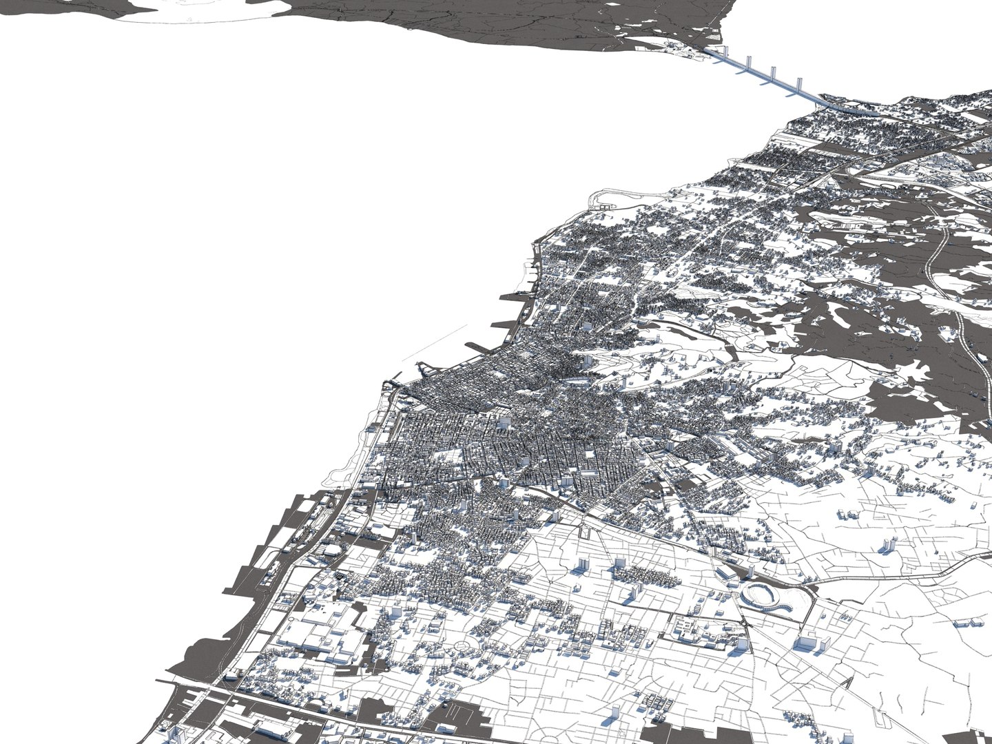 Buildings Houses Maps 3D Model - TurboSquid 1620429