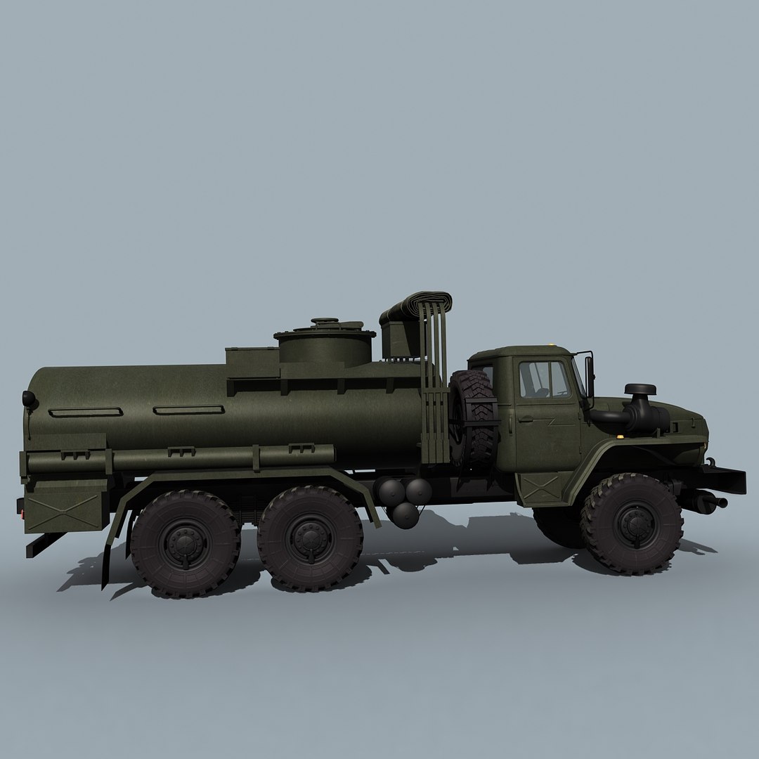 3ds Russian Army Atz-7 Ural-4320