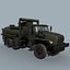 3ds Russian Army Atz-7 Ural-4320
