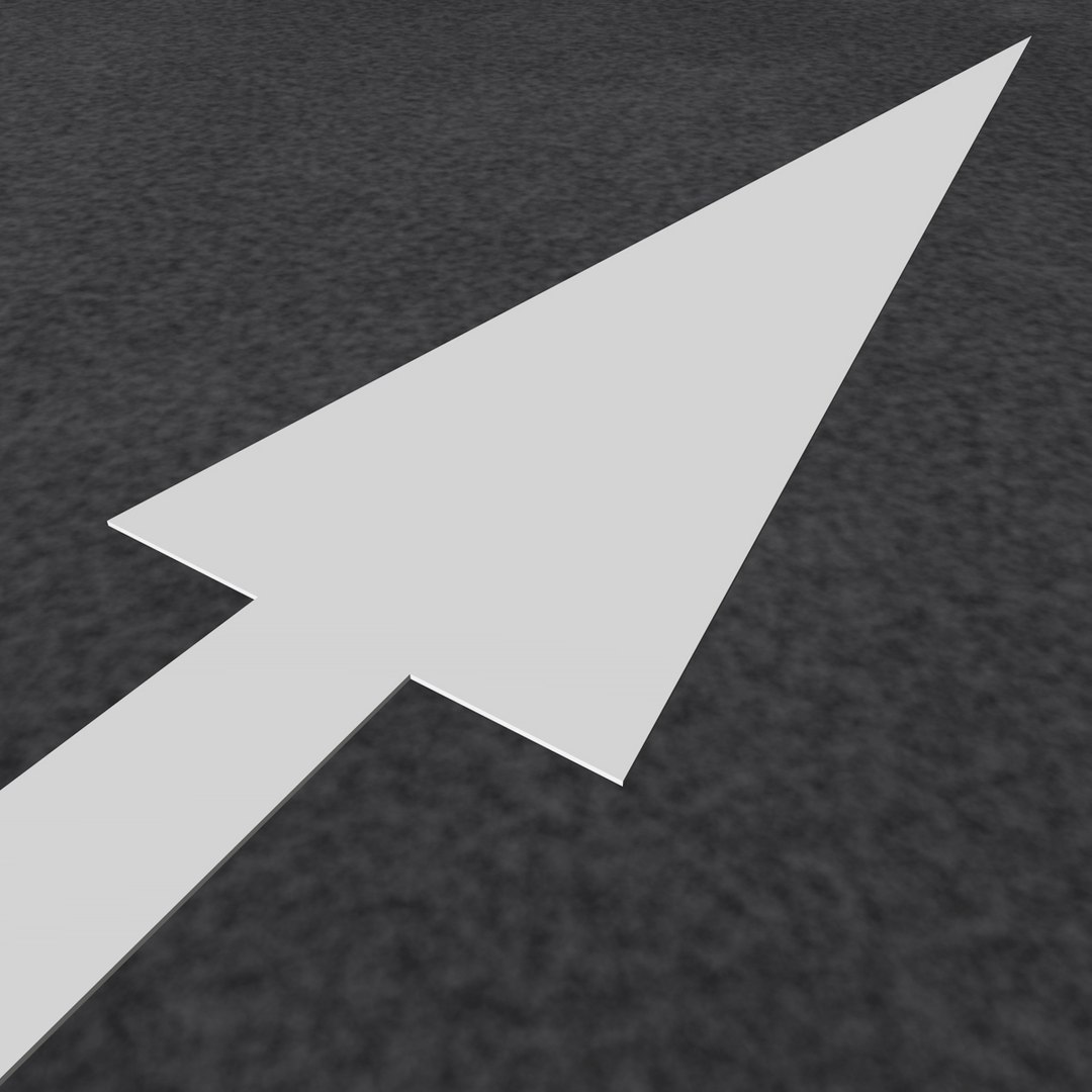 European Street Arrows 3D Model - TurboSquid 1423147