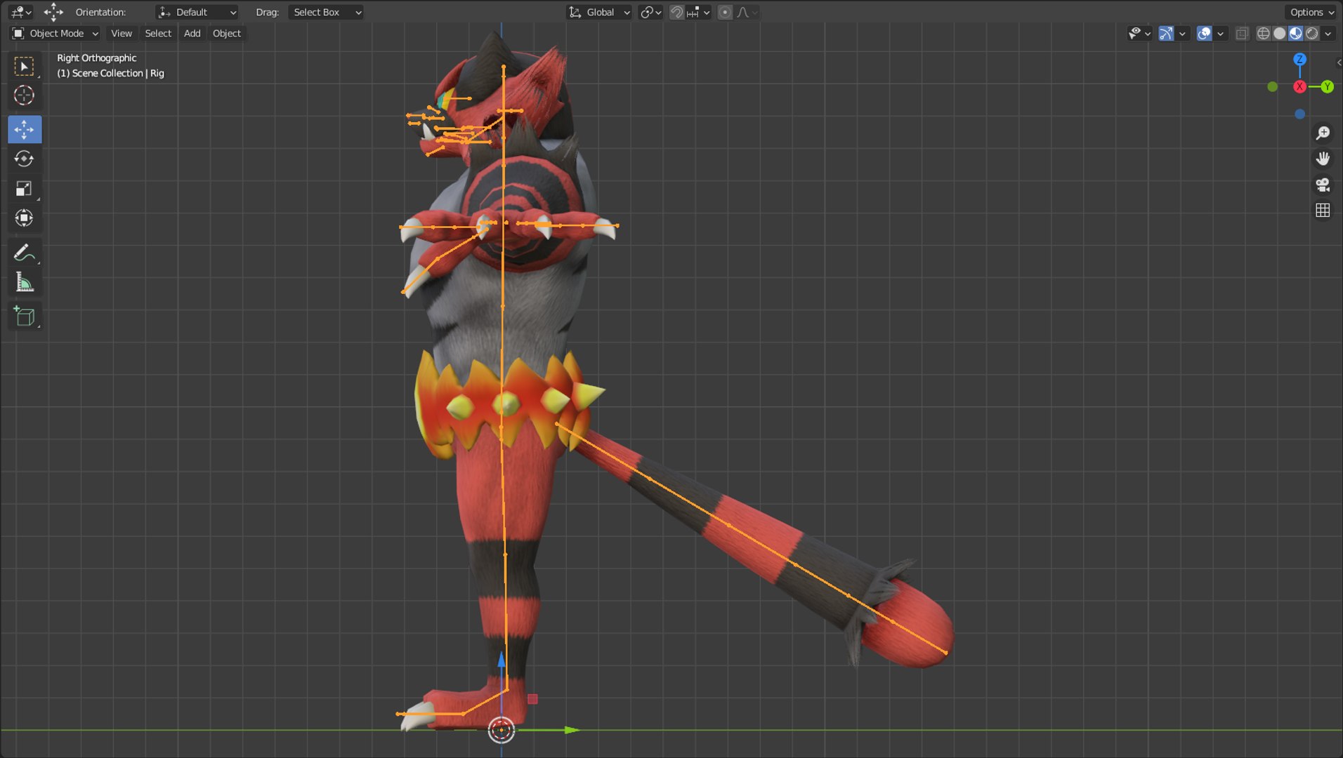 INCINEROAR PBR RIGGED 3D Model - TurboSquid 1727835