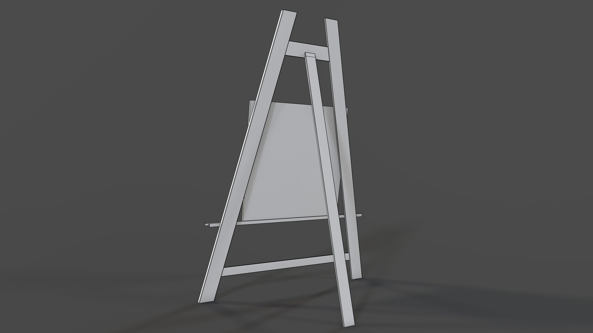 Easel 3D Model - TurboSquid 1446139