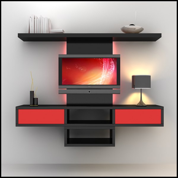 modern tv wall unit max