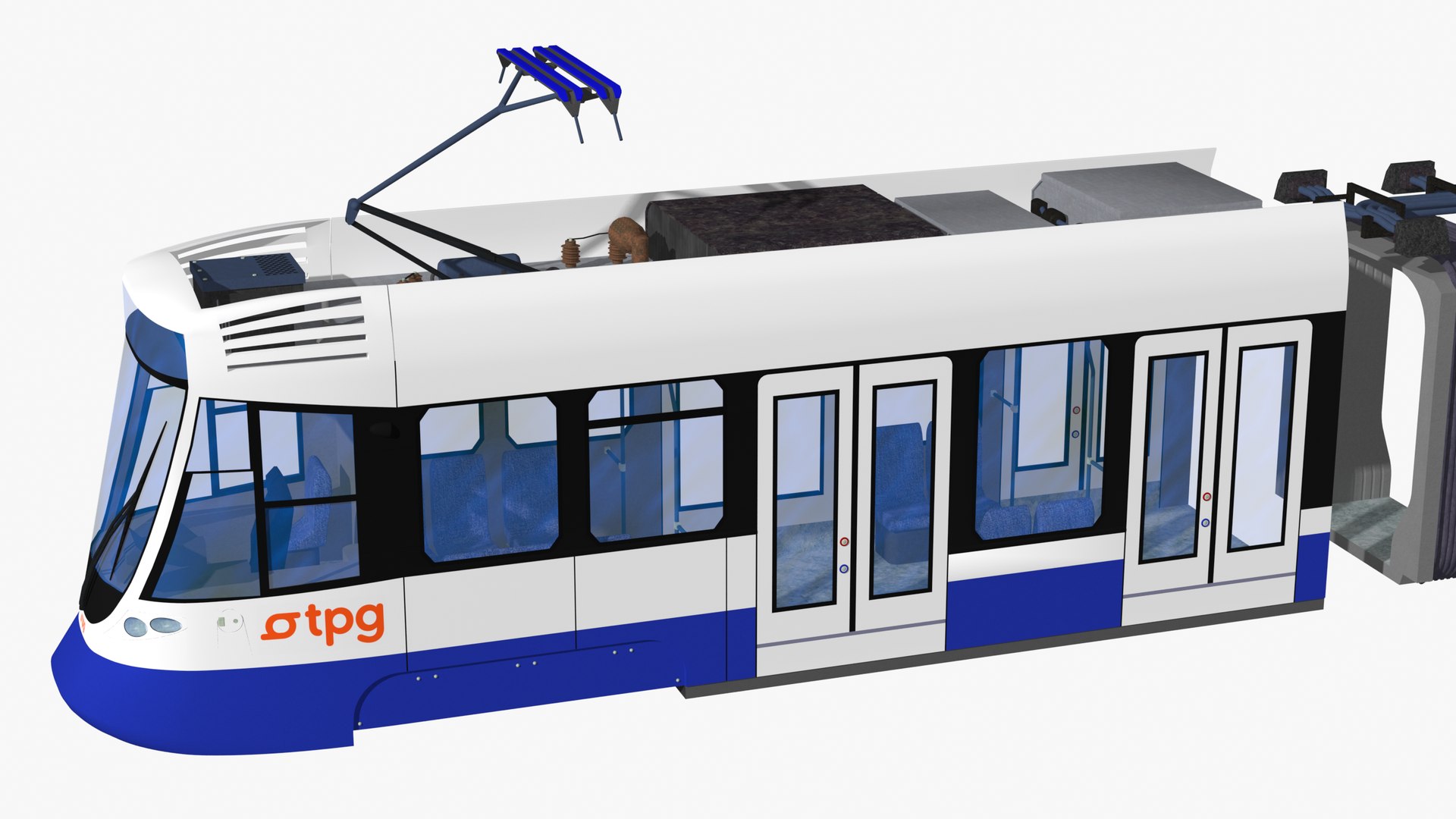 Tpg Tram Genf - Stadler Tango Leman - Be 6-10 3D Model - TurboSquid 2204685