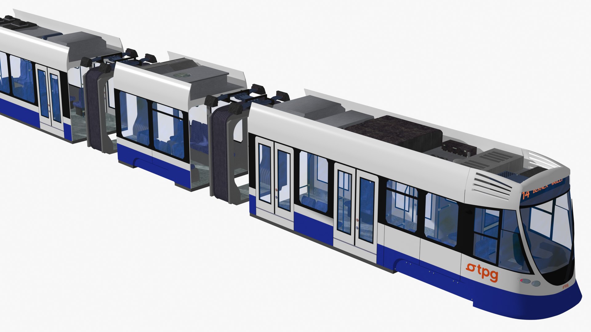 Tpg Tram Genf - Stadler Tango Leman - Be 6-10 3D Model - TurboSquid 2204685