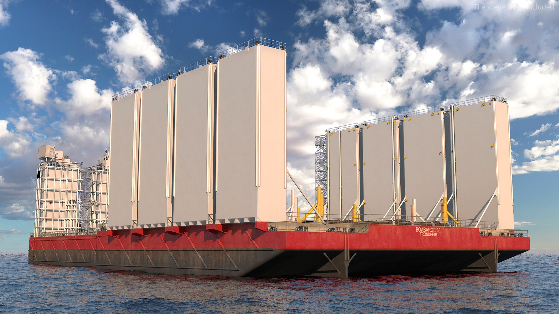 Heavyweight Barge 3D model - TurboSquid 2065676