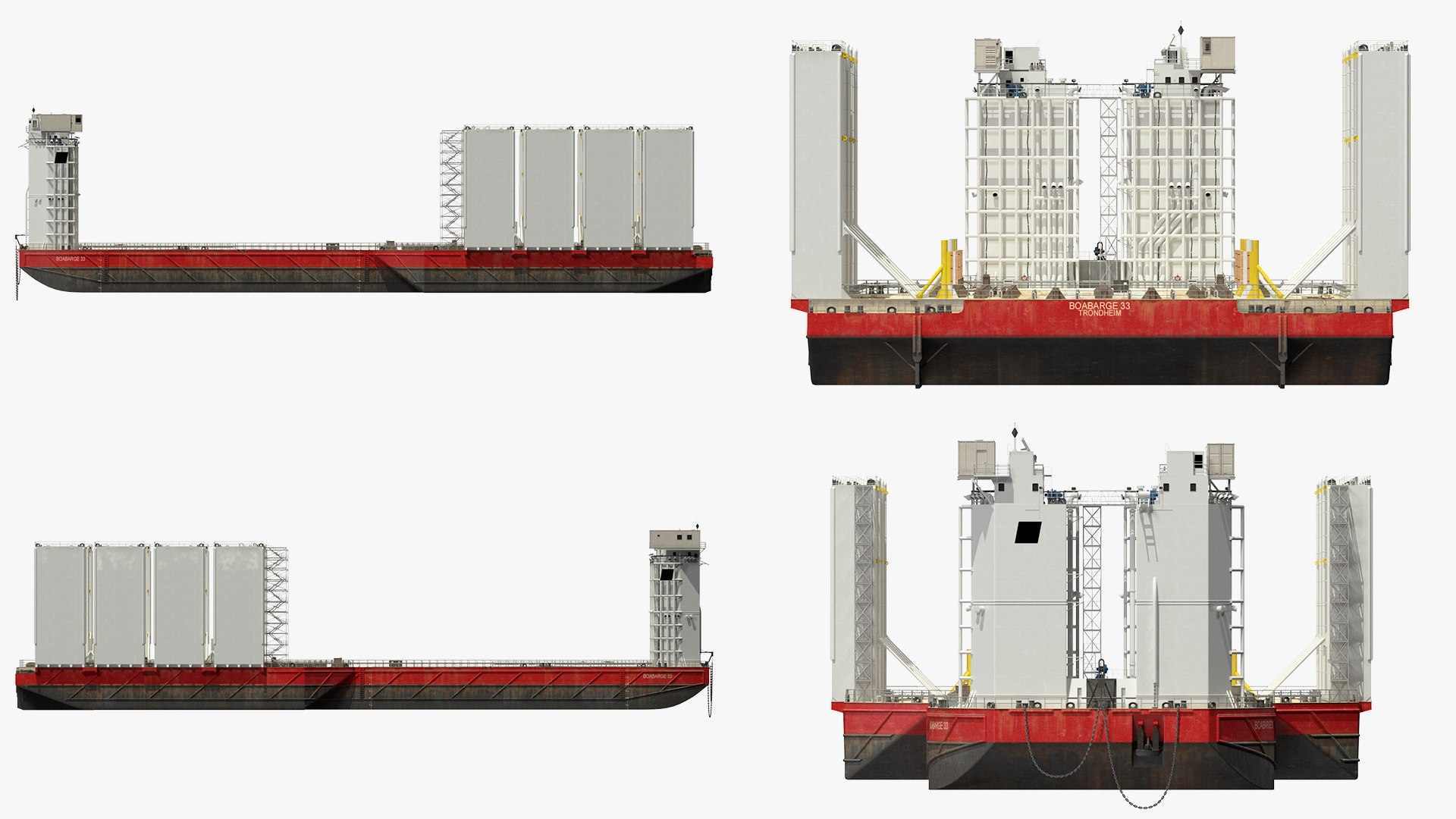 Heavyweight Barge 3D model - TurboSquid 2065676