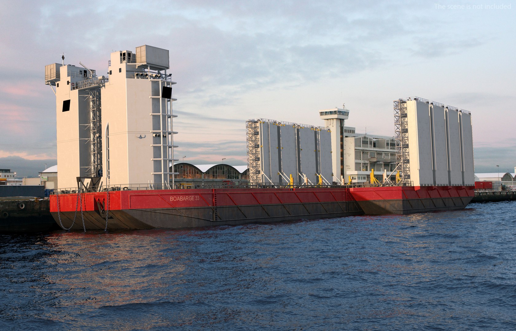 Heavyweight Barge 3D model - TurboSquid 2065676