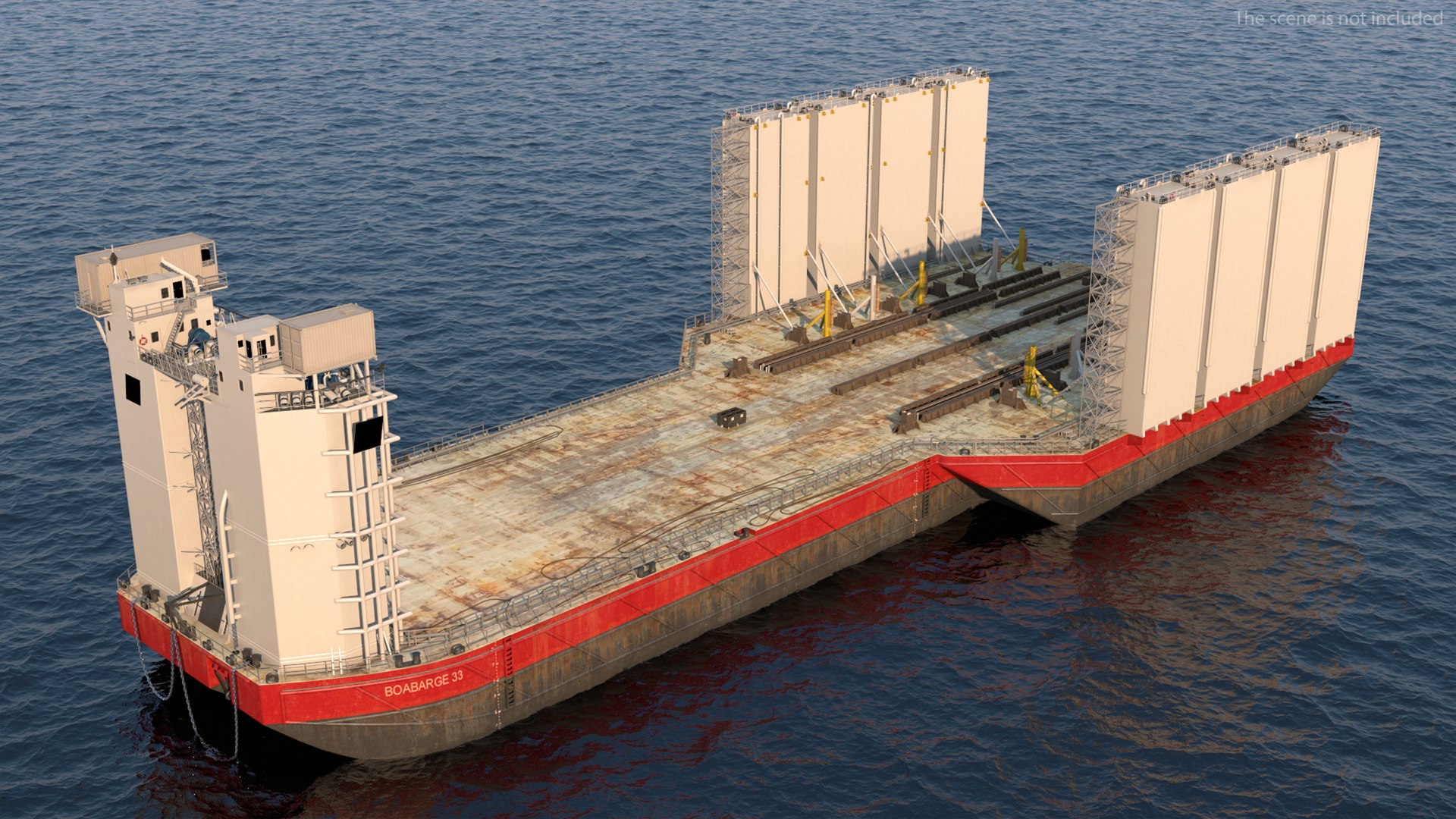 Heavyweight Barge 3D model - TurboSquid 2065676