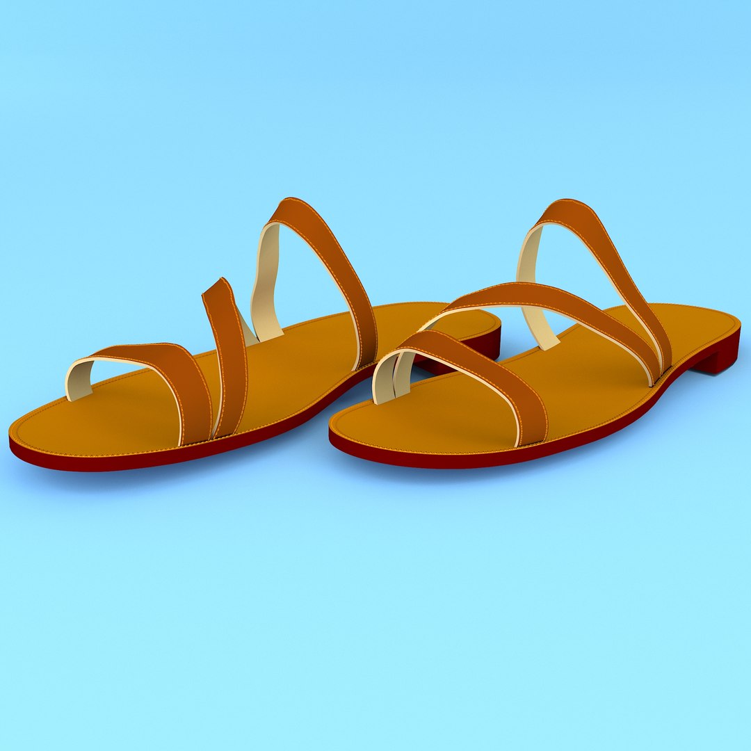Sandal model - TurboSquid 1382855