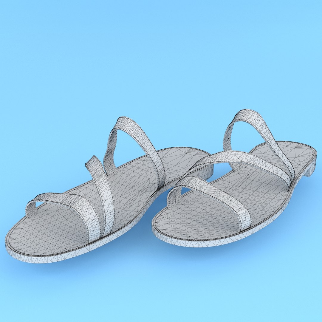 Sandal model - TurboSquid 1382855
