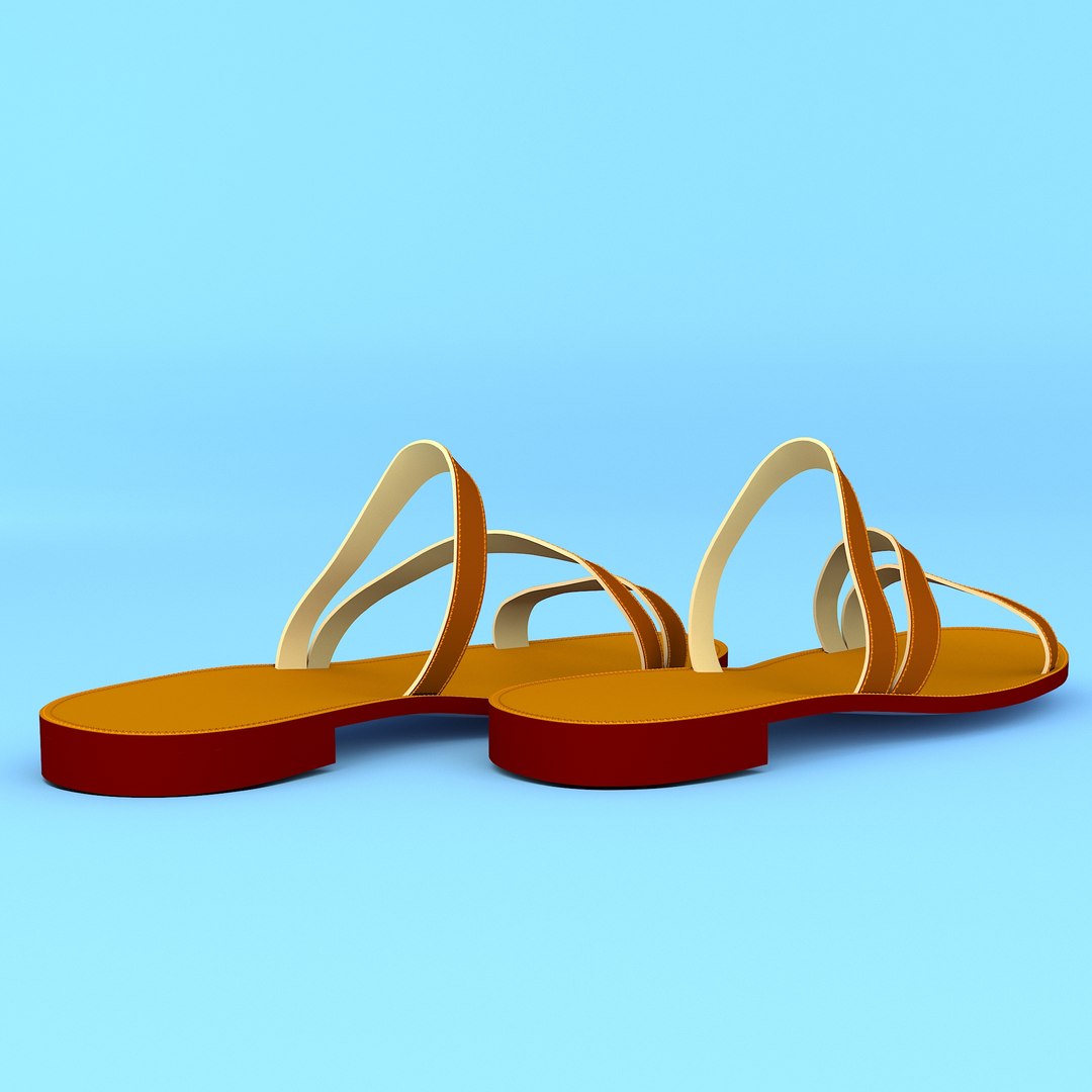 Sandal model - TurboSquid 1382855