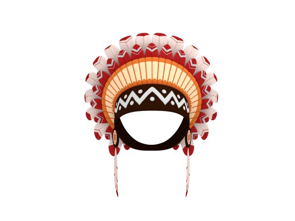 modelo 3d Tocado nativo americano - TurboSquid 1395501