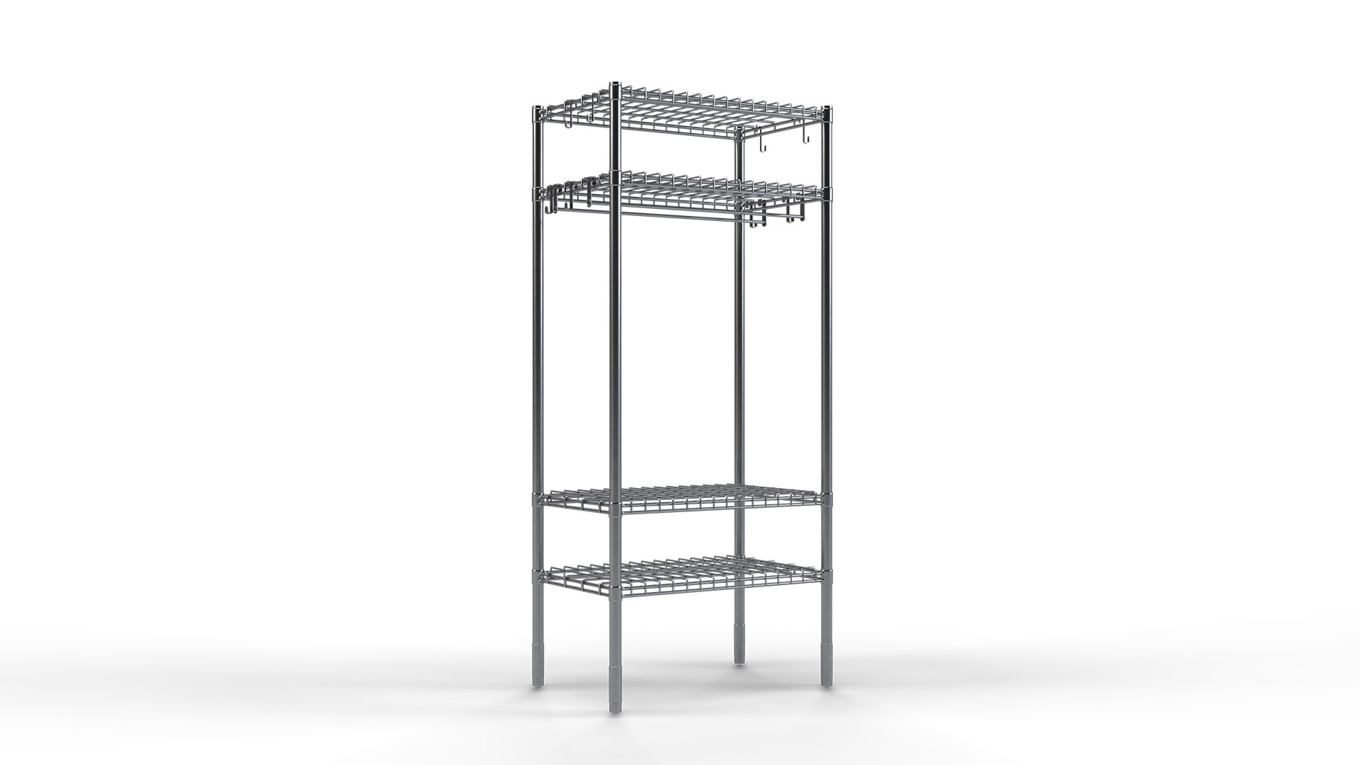 3D Stainless Steel Wire Rack - TurboSquid 2296232