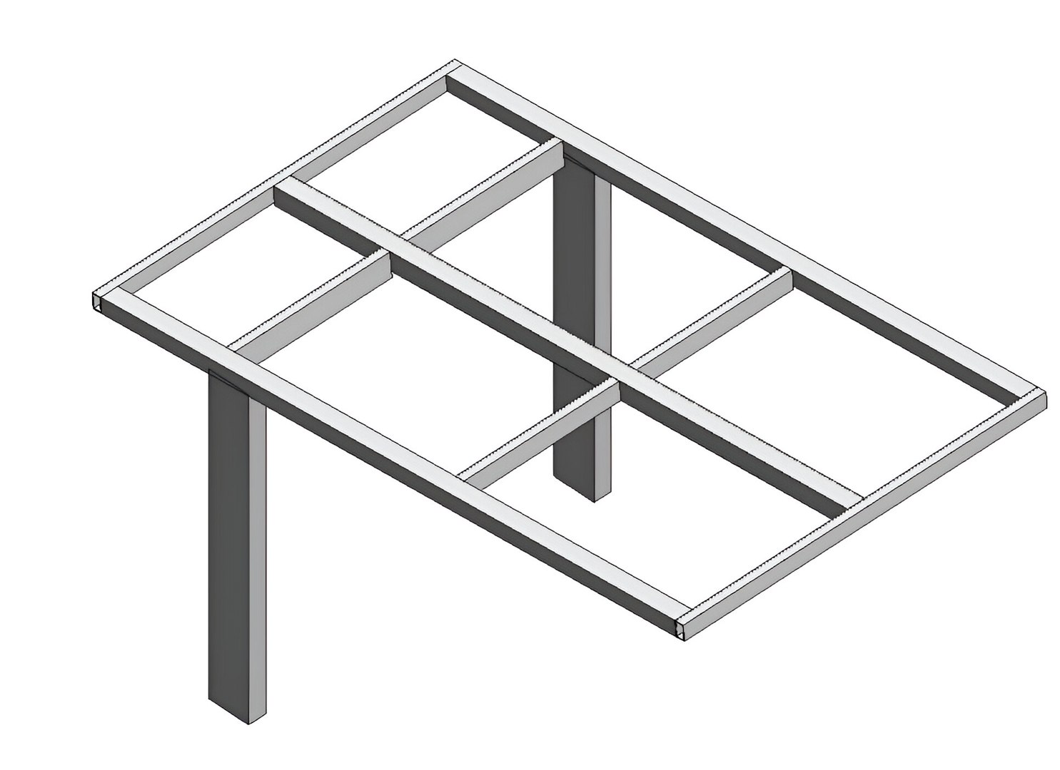 Steel Canopy 3D Model - TurboSquid 2233155