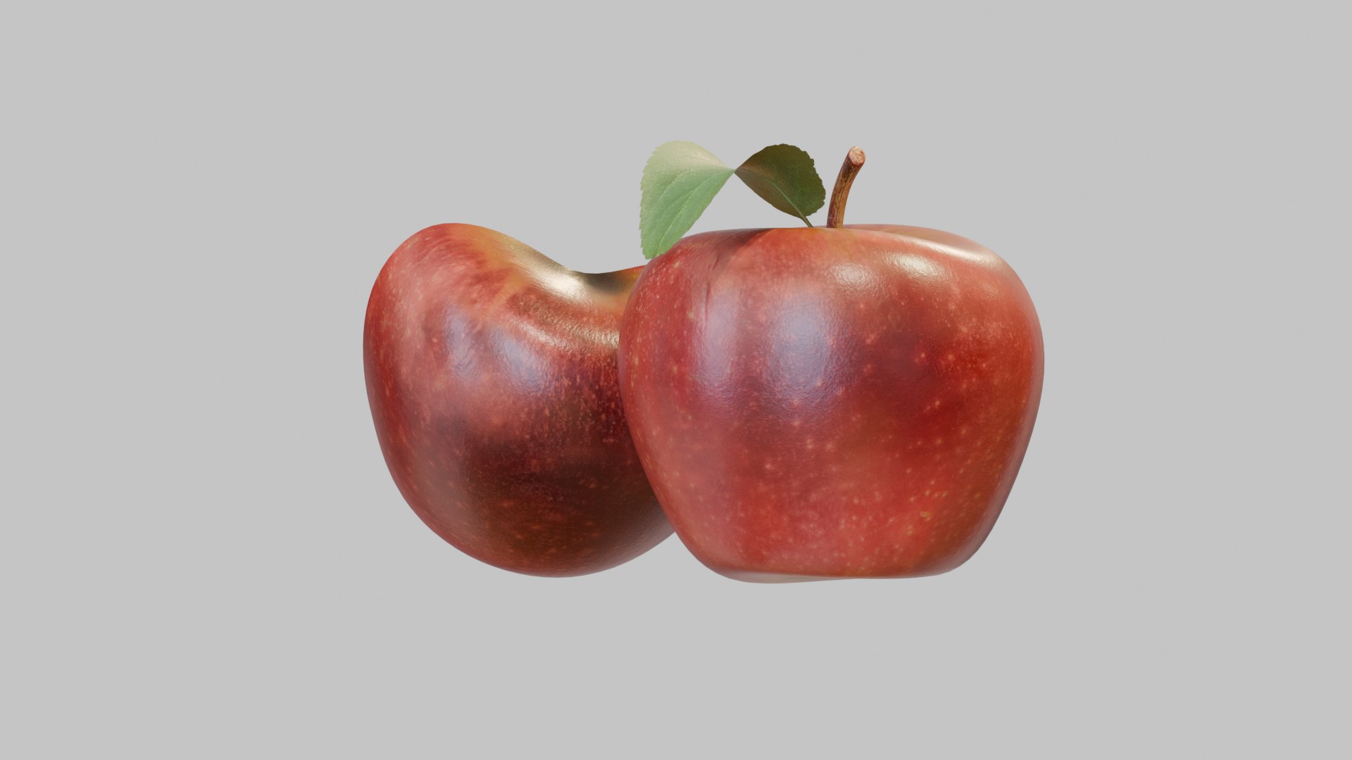 3D AppleCutApple Model FBX OBJ GLB PBR Textures Model - TurboSquid 2438501