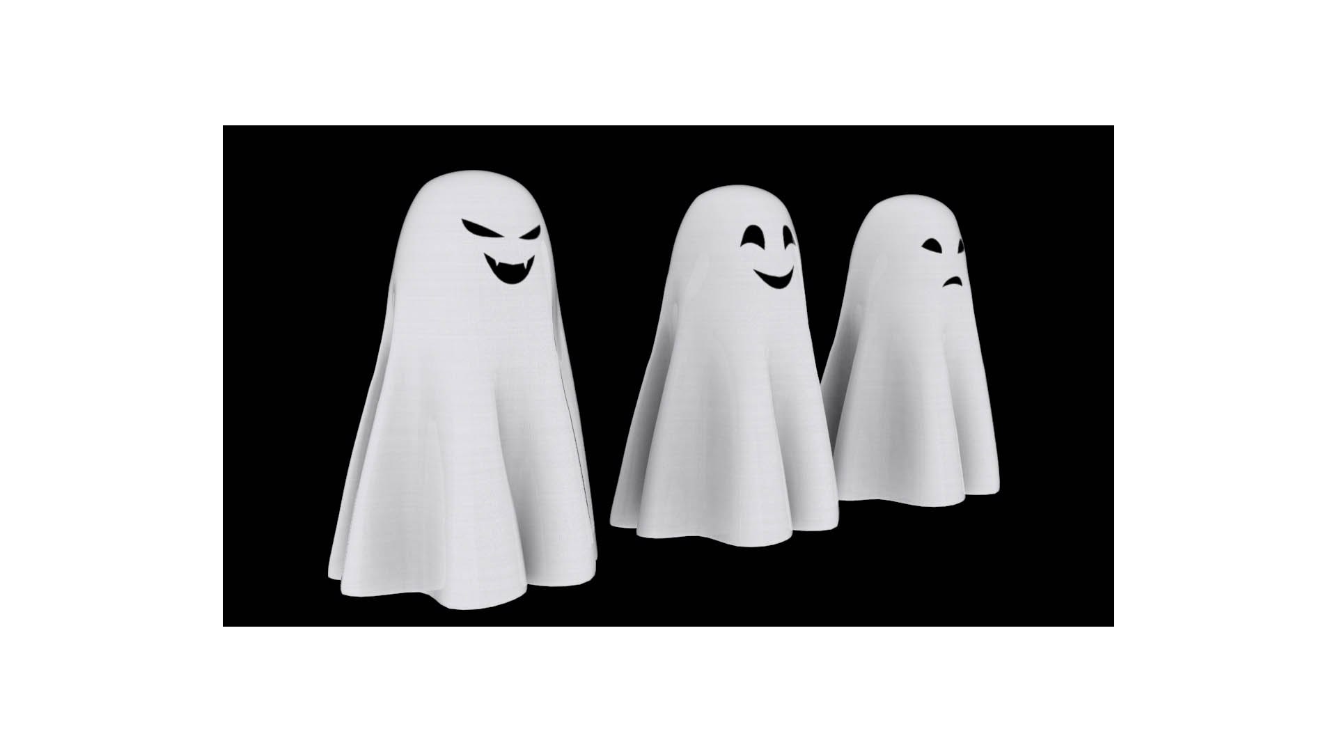 3D Ghost 01 Model - TurboSquid 2134413