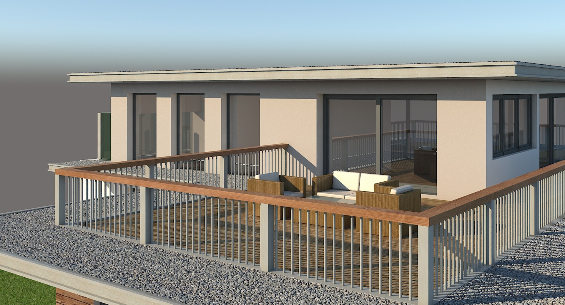 3D Tyrolean Apartment Building Model - TurboSquid 1270549