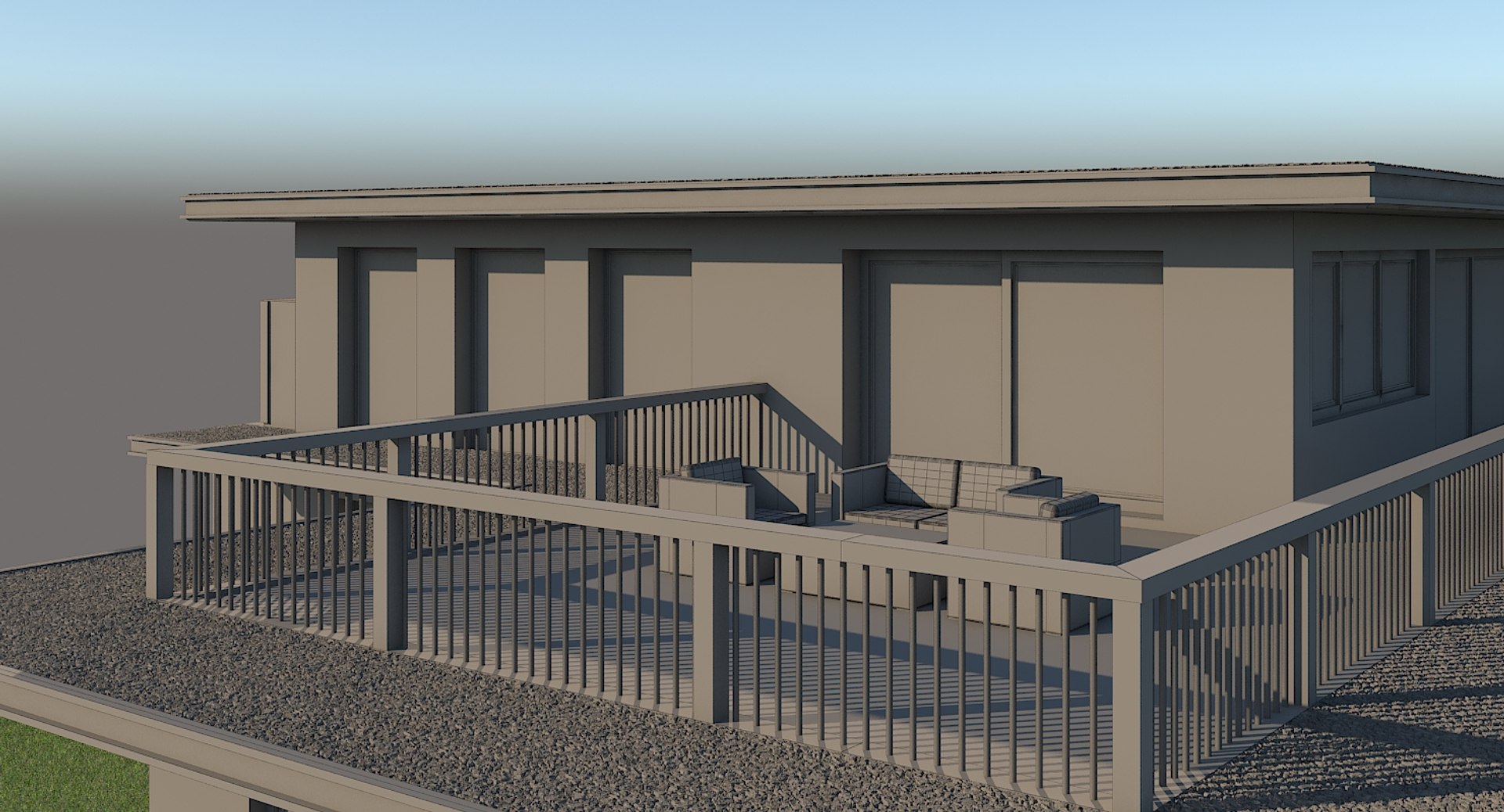 3D Tyrolean Apartment Building Model - TurboSquid 1270549