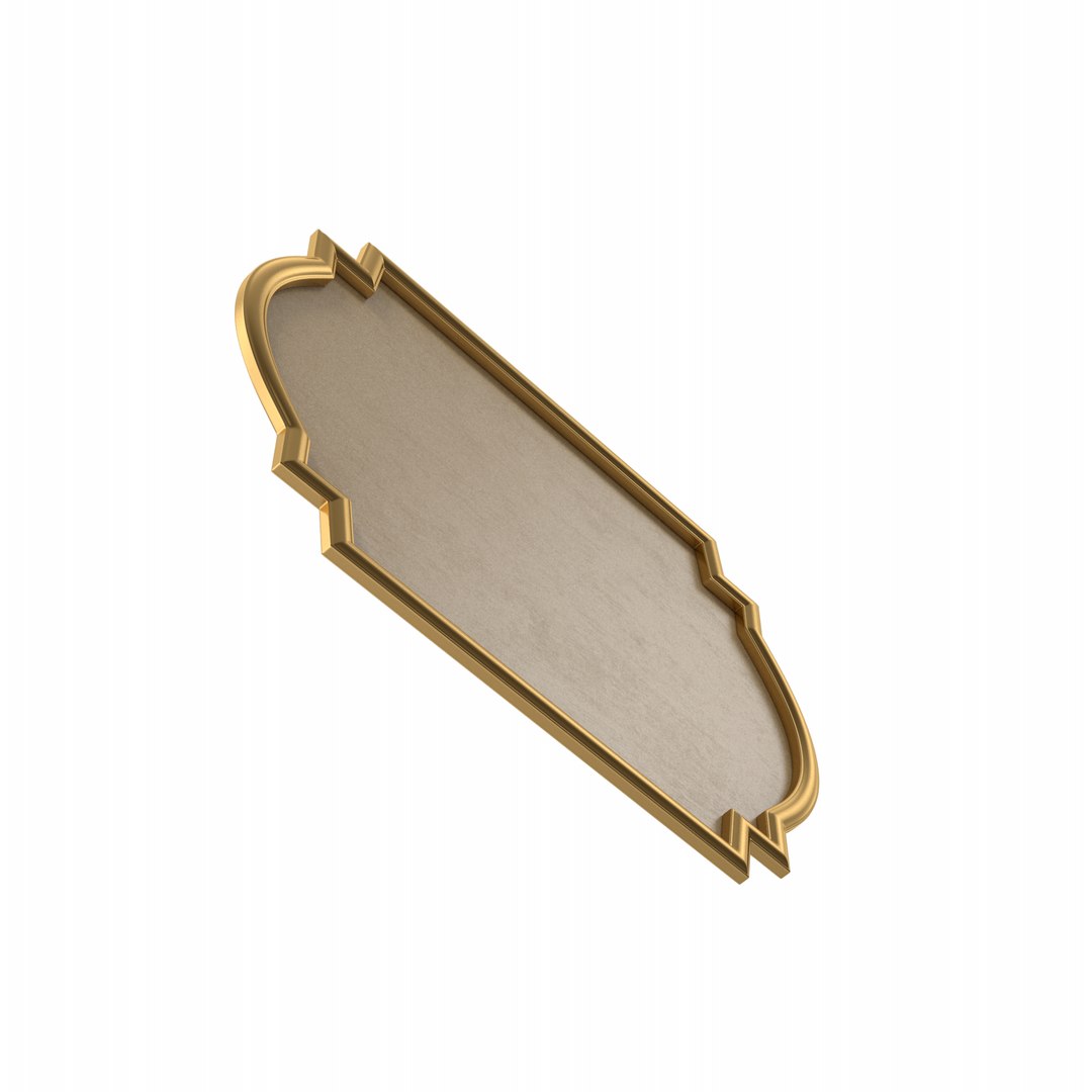 3D Model Gold Picture Frame - TurboSquid 2233291