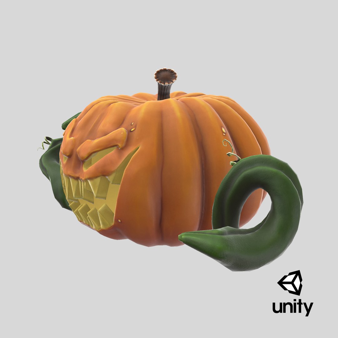 Stylized Halloween Pumpkin 3D - TurboSquid 1559023