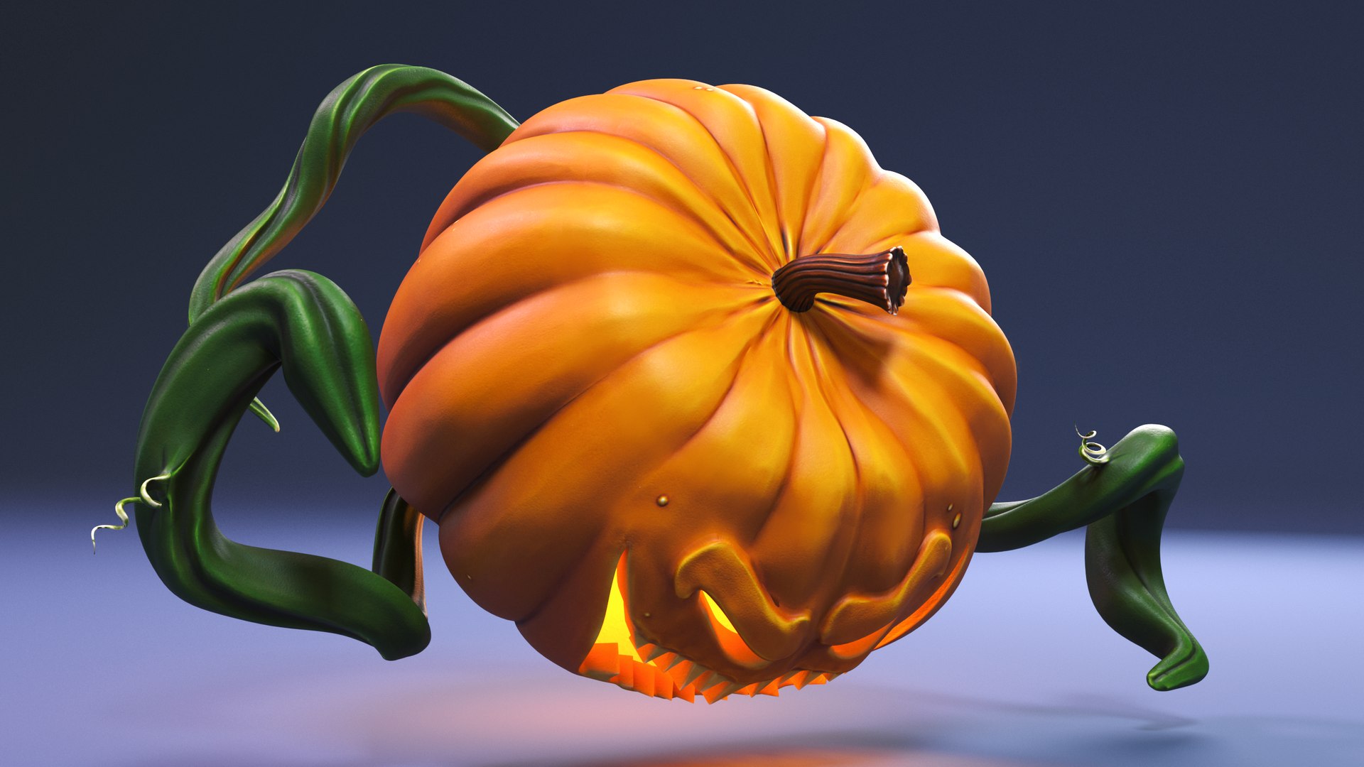 Stylized Halloween Pumpkin 3D - TurboSquid 1559023