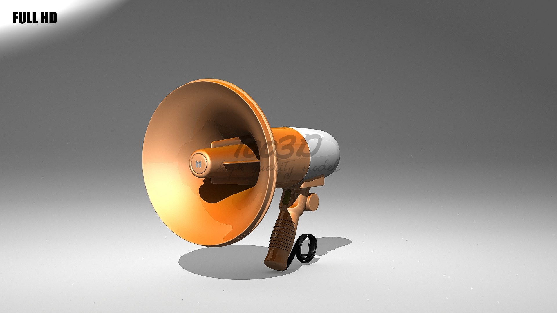 Megaphone 3d Model