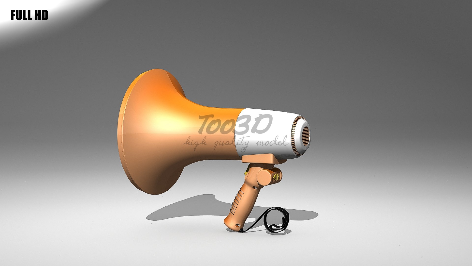 Megaphone 3d Model