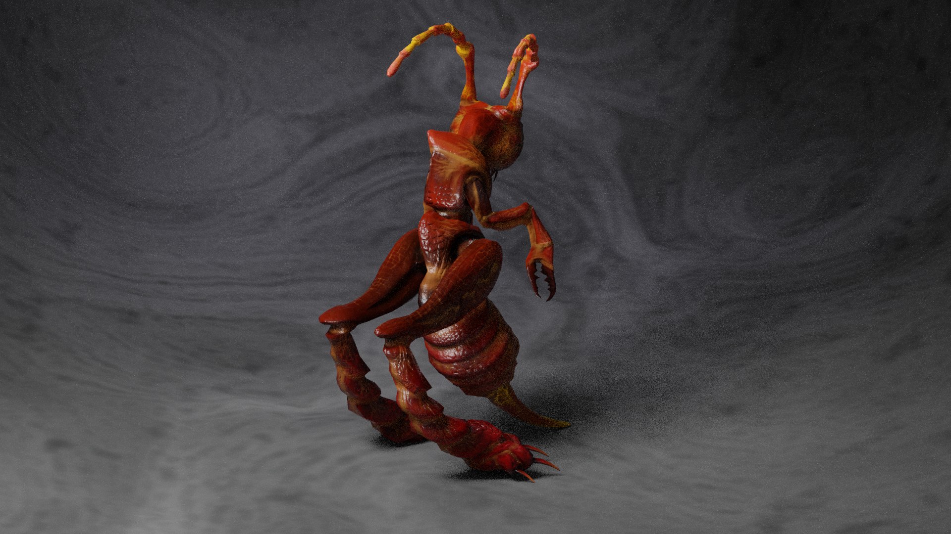 3D ant monster rigged ready - TurboSquid 1659933