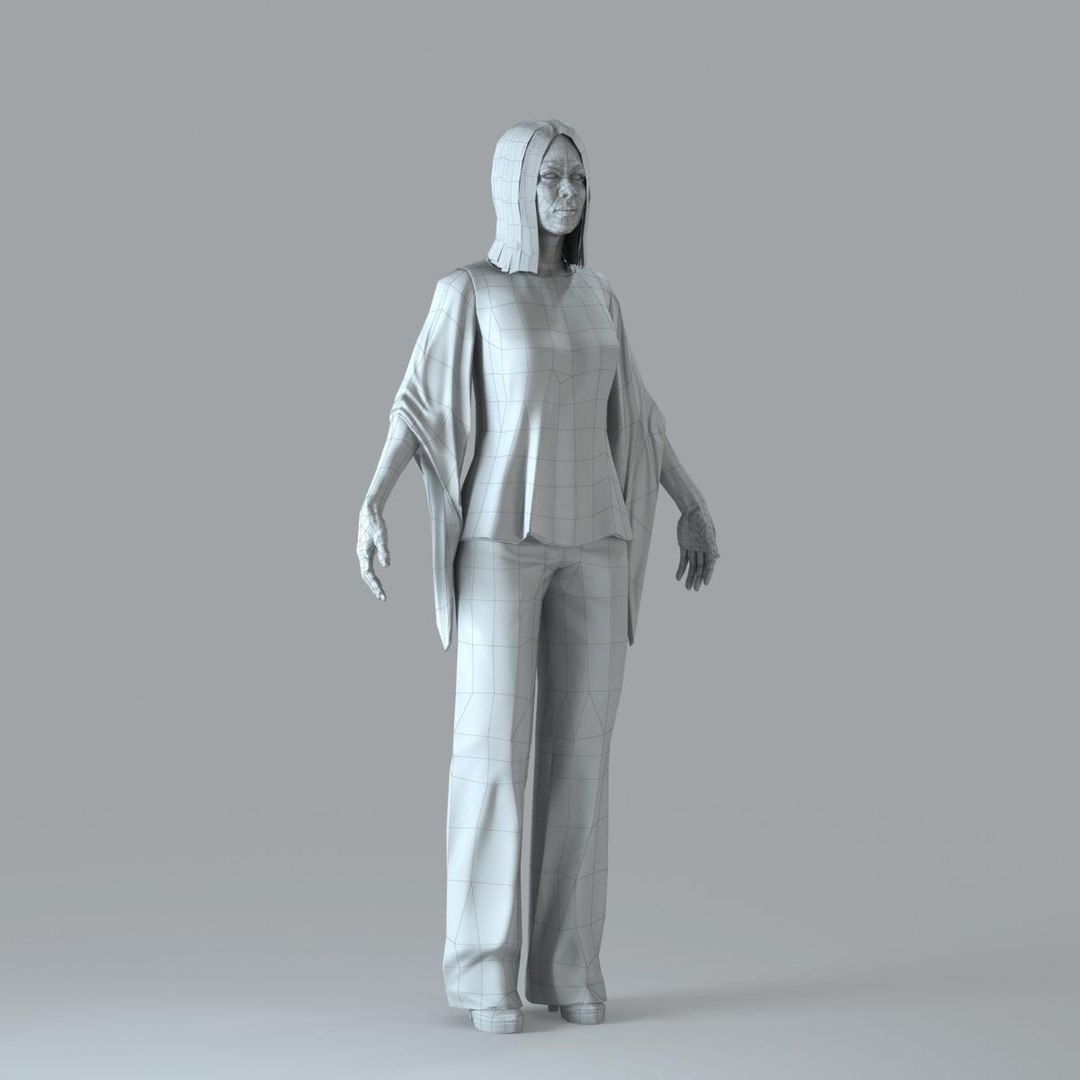 character human 3d max
