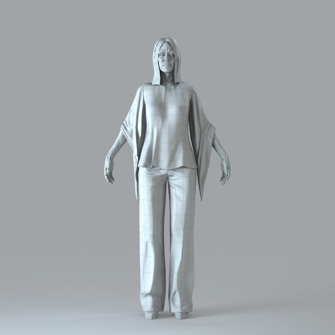 character human 3d max