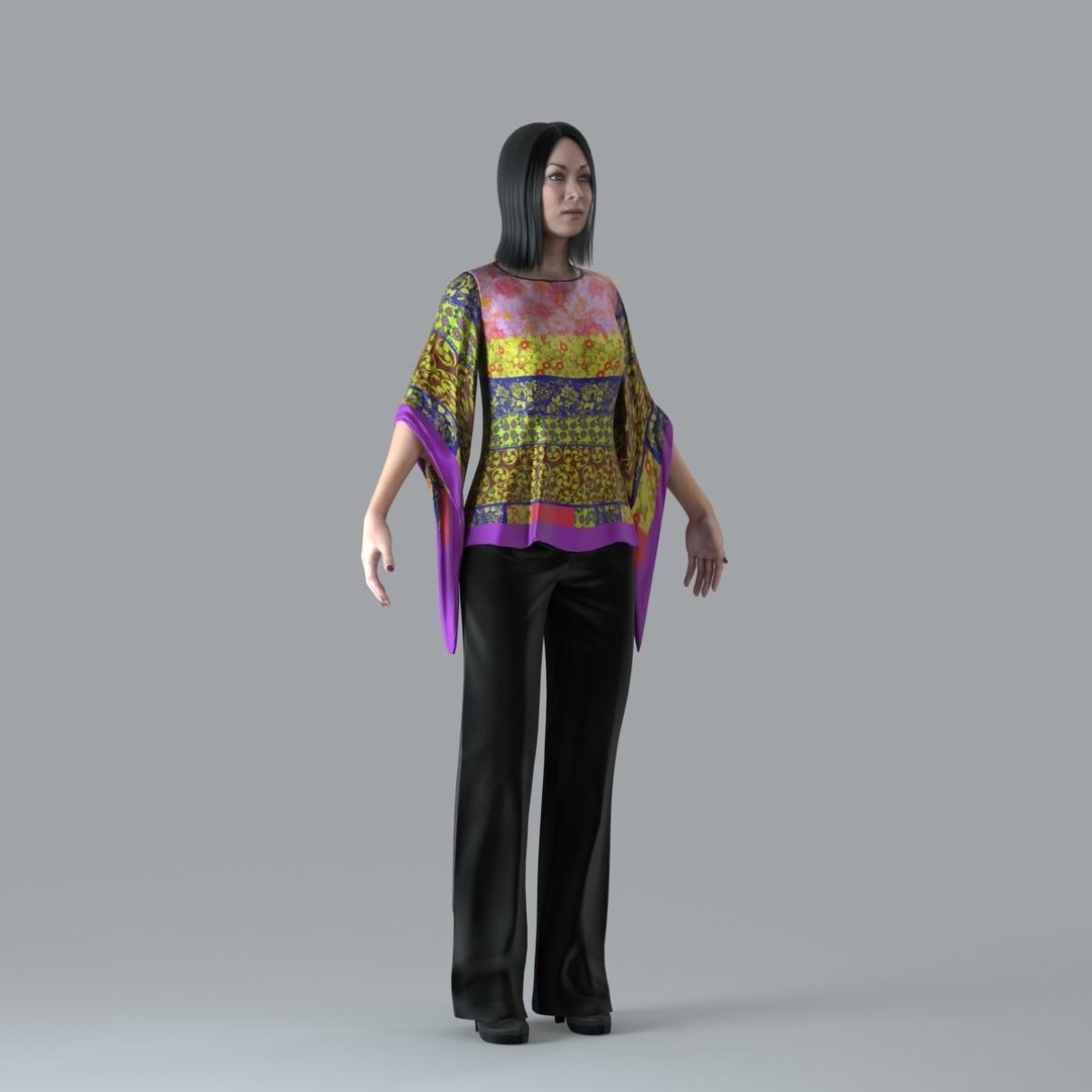character human 3d max
